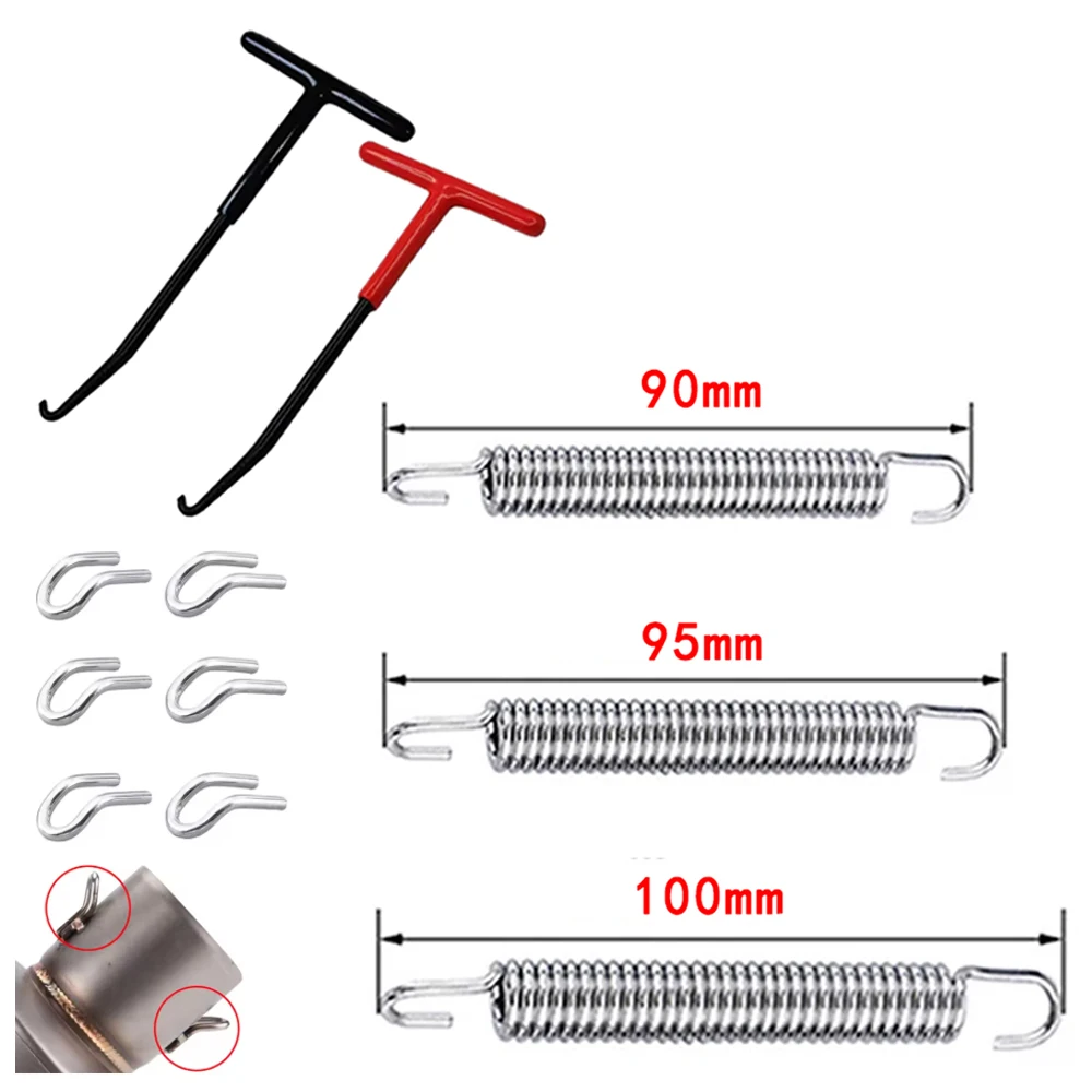 90mm 95mm 100mm Motorcycle Exhaust Spring Hooks Stainless Steel Exhaust ...
