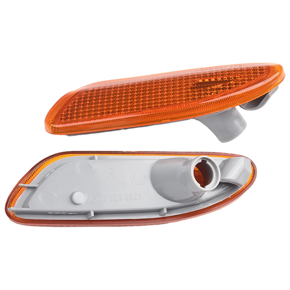 2x-Car-Side-Marker-Bumper-Turn-Signal-Light-For-Mercedes-Benz-W203-C ...