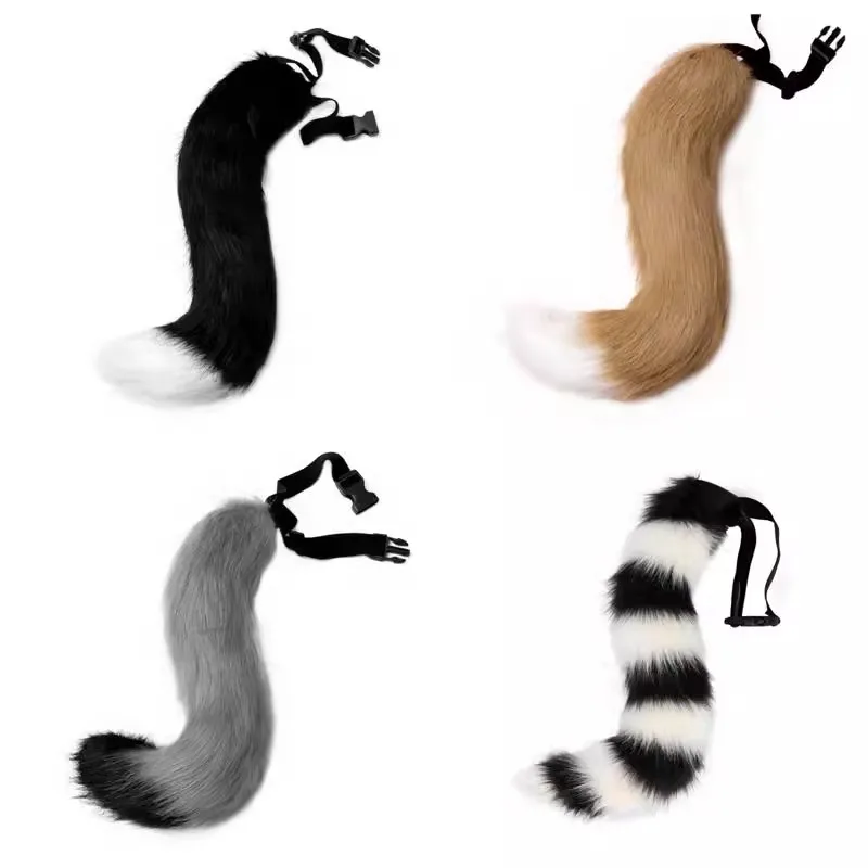 Handmade-Simulated-Fox-Tail-Furry-and-Cute-Orc-Adjustable-Tail-Series ...