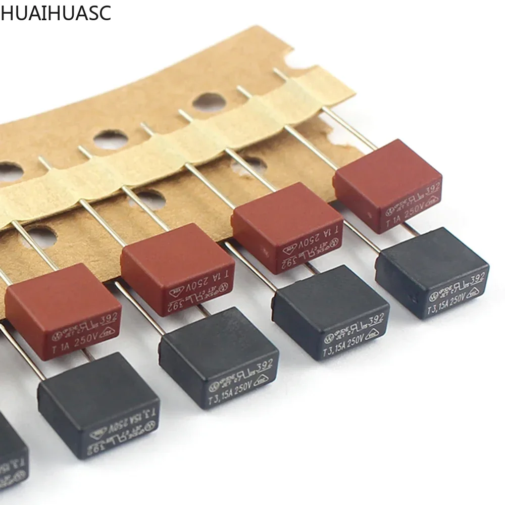 10pcs-Square-Fuse-TE5-392-396-Series-Slow-Blow-Time-Delay-Radial-Lead ...
