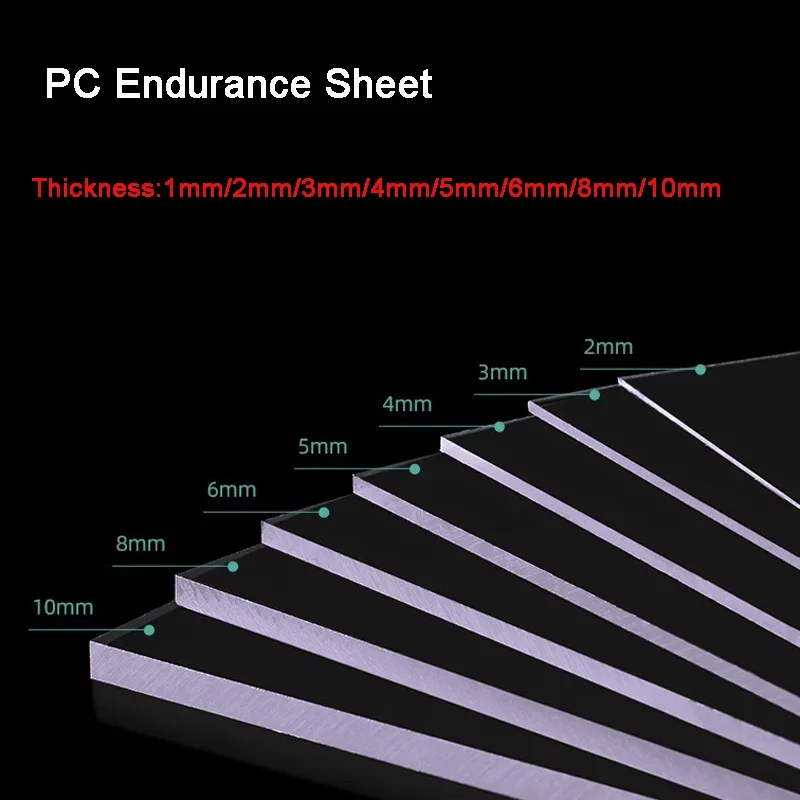PC Endurance Sheet Polycarbonate Transparent Materials Plastic Sheet ...