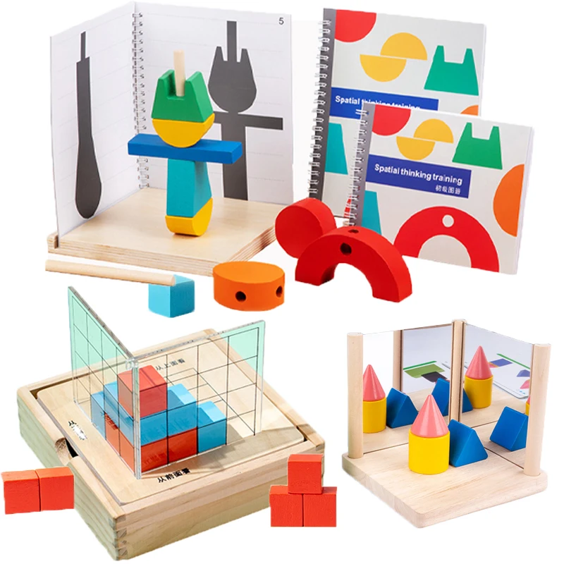 Kids-3D-Geometry-Education-Board-Game-Logical-Thinking-Reasoning-Toy ...