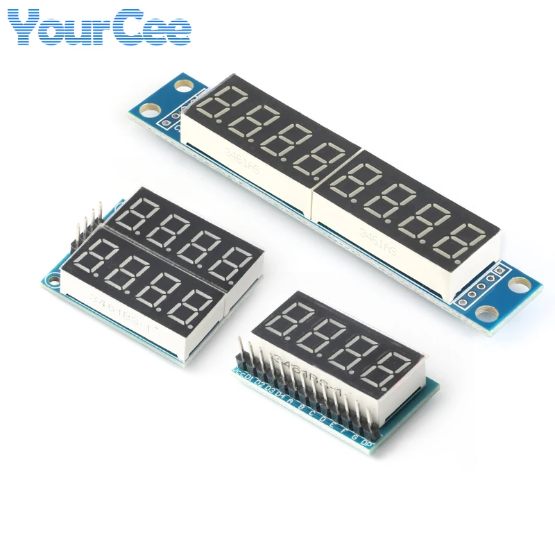 4-8-bit-0-36-inch-MAX7219-LED-Digital-Tube-Module-Red-Highlight-Display ...