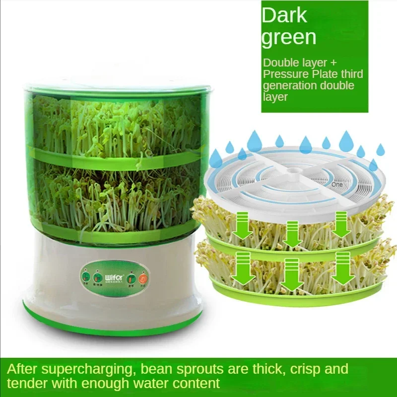 Bean-Sprout-Maker-Thermostat-Green-Vegetable-Seedling-Growth-Bucket ...
