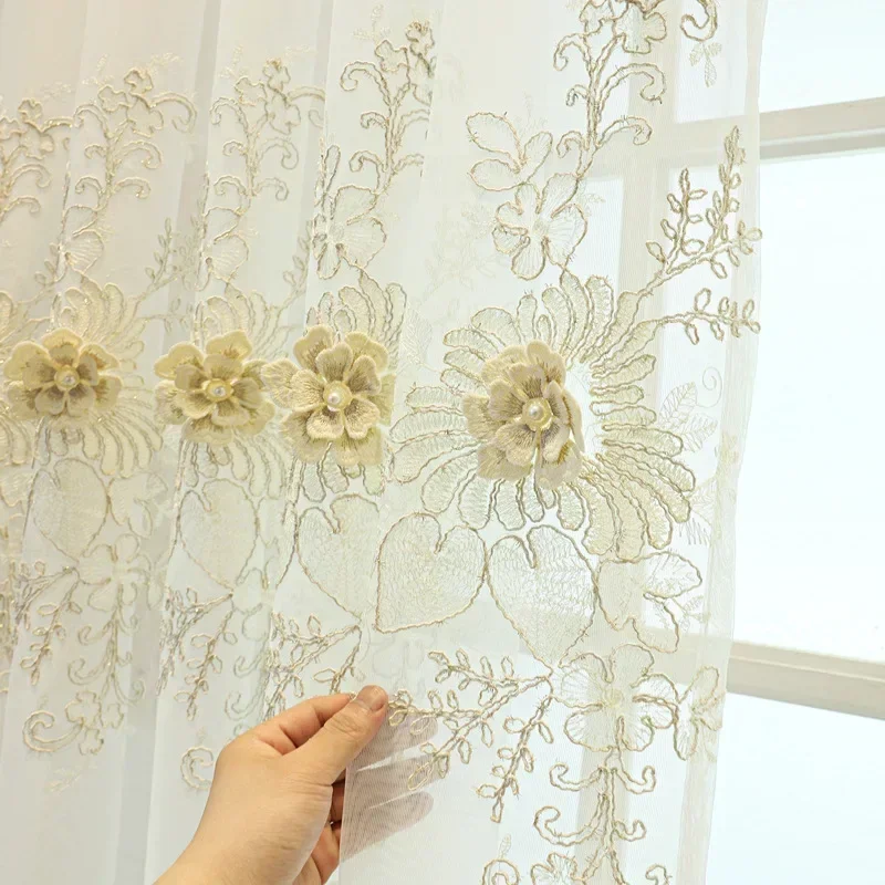 Nordic-Embroidered-Curtains-Gauze-Translucent-Balcony-for-Living-Room ...