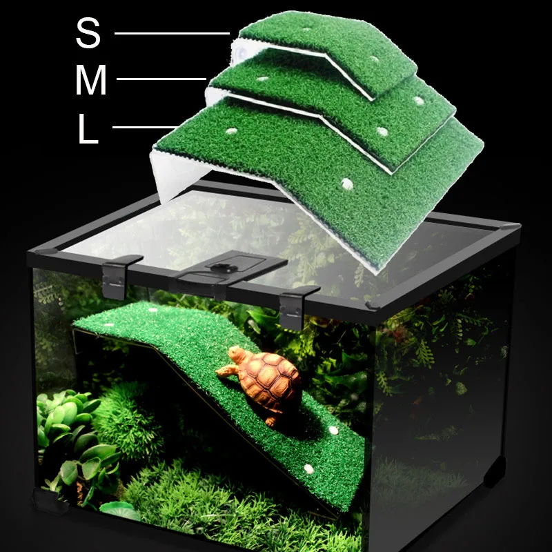 Small Pets Turtle Resting Basking Drying Platform Reptile Tortoise ...