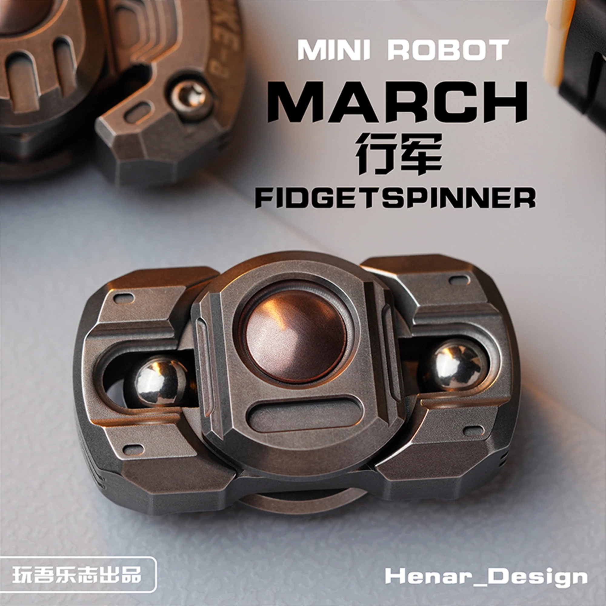 Wanwu Edc Fidget Slider Haptic Coin Fidget Spinner Metal Toy ...