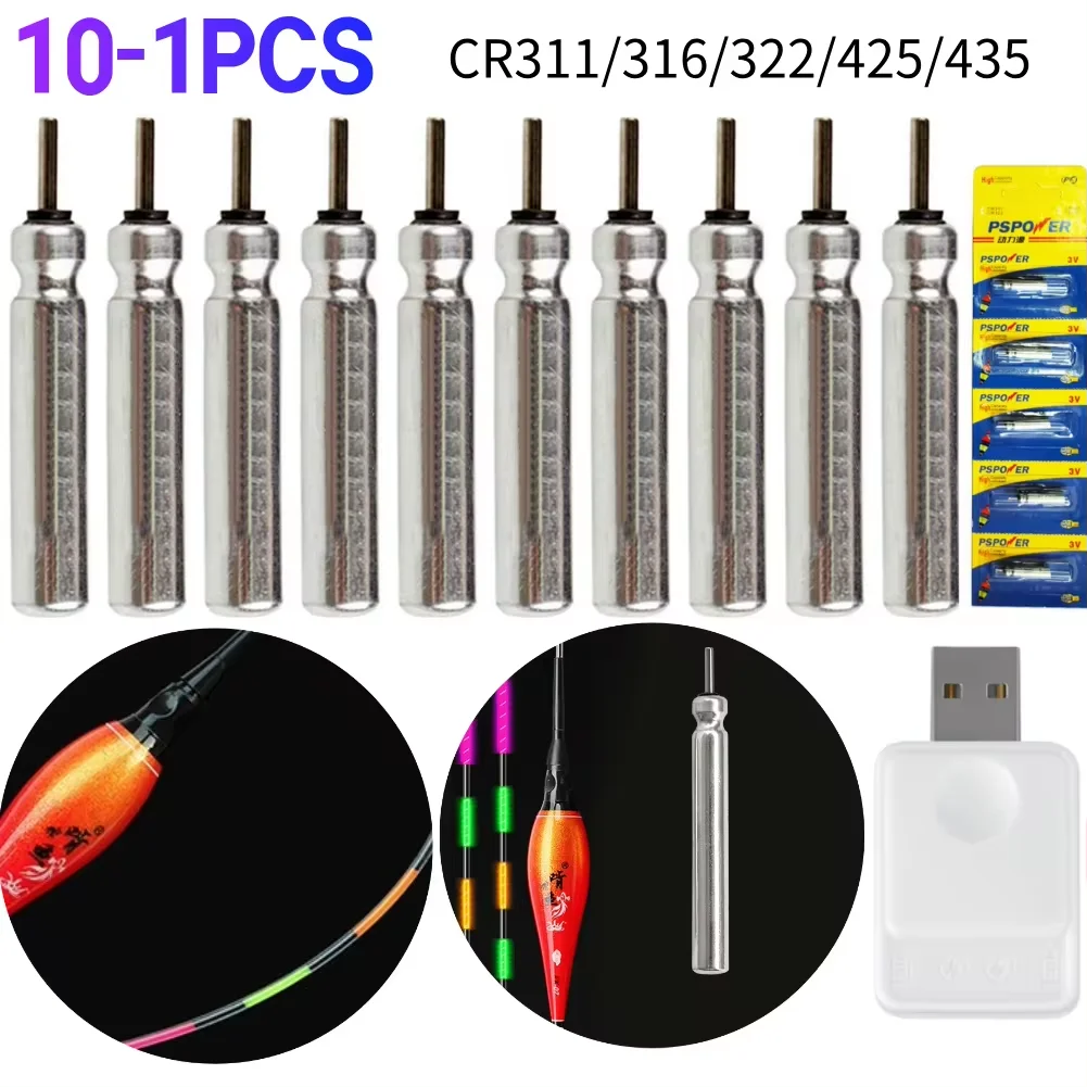 10-1pcs-Electronic-Fishing-Float-CR322-CR425-Battery-Night-Fishing ...