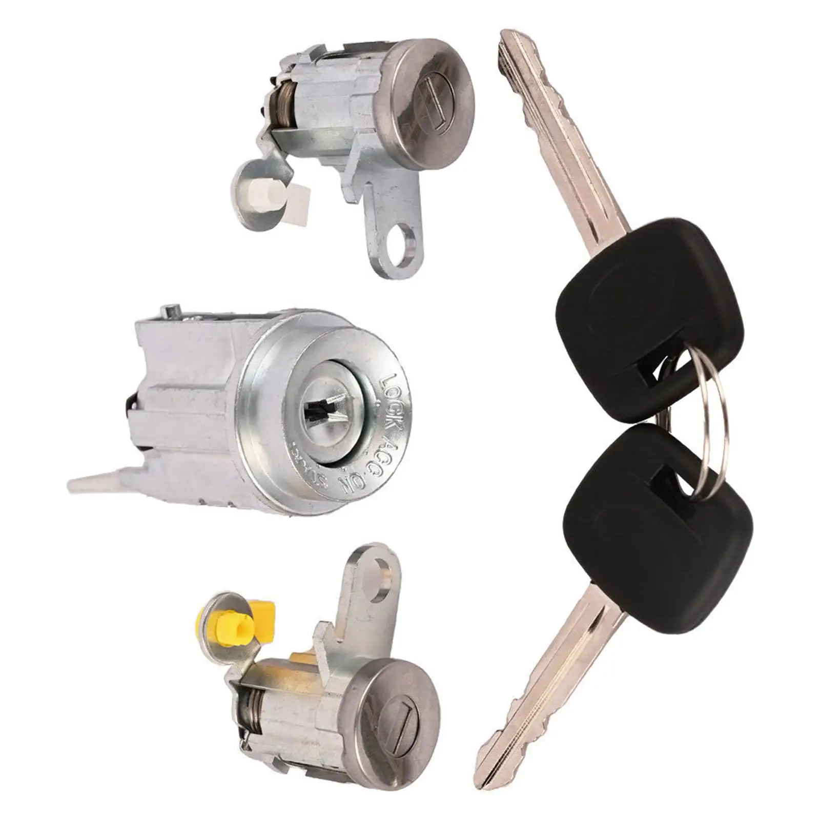 Door-Lock-Ignition-Lock-Cylinder-Set-W-2-Keys-for-Toyota-for-tacoma-99 ...