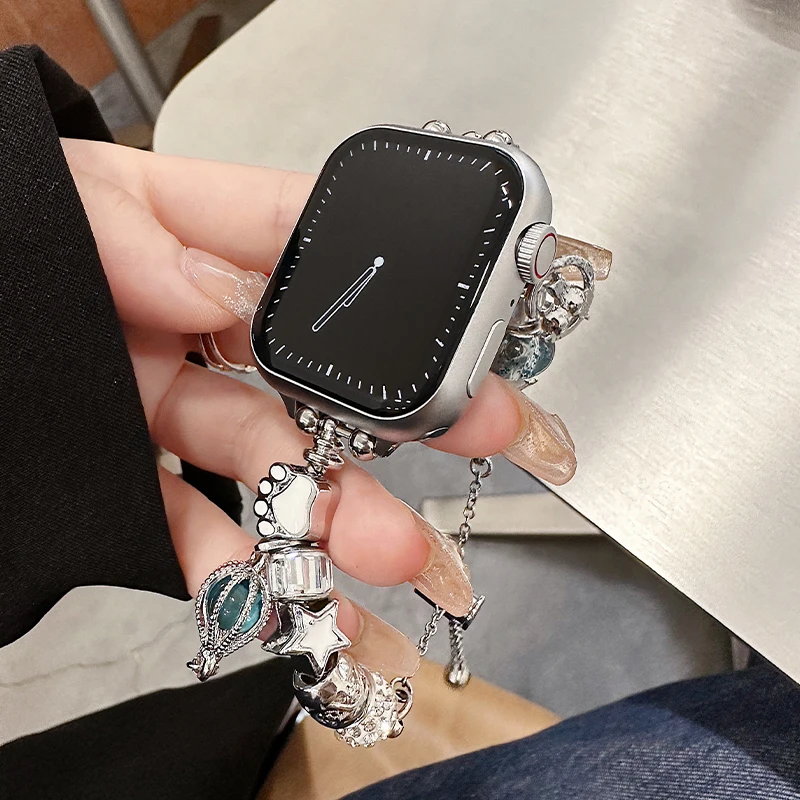 Single-Chain-Metal-Strap-for-apple-watch-bands-45mm44mm49mm-40mm41mm ...