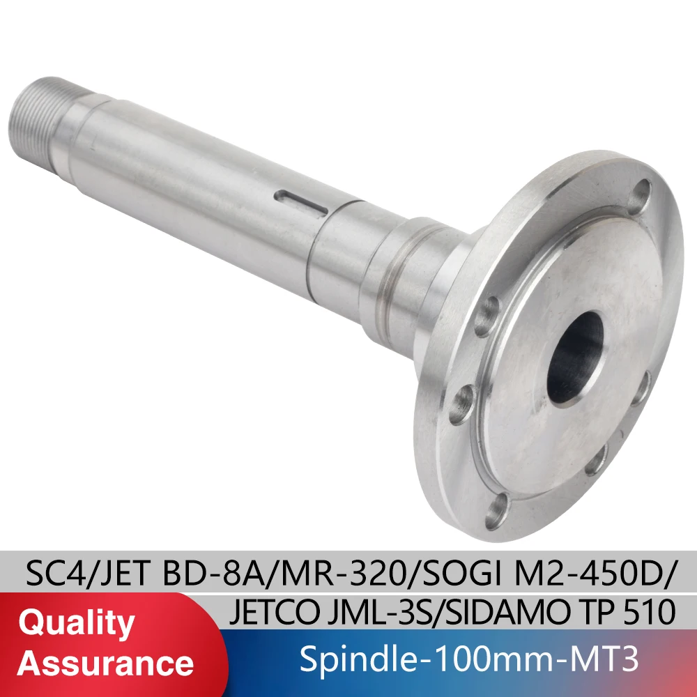 MT3# Spindle with Chuck Flange 100mm for SIEG SC4 Lathe spares Parts ...