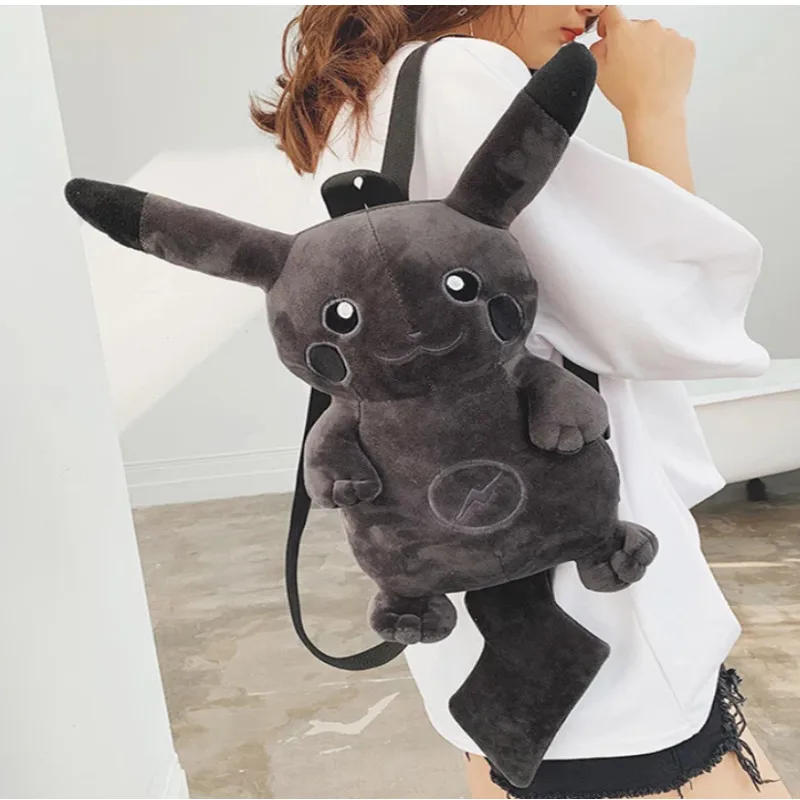Monster Pikachu Backpack | C Pikachu Plush Backpack | Cartoon Backpack ...
