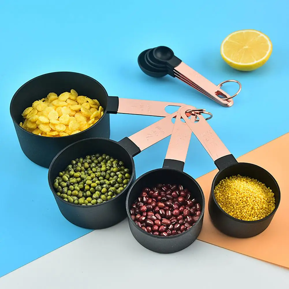 4Pcs-Measuring-Spoon-Clear-Scale-Ring-Buckle-Comfortable-Grip-Plastic ...