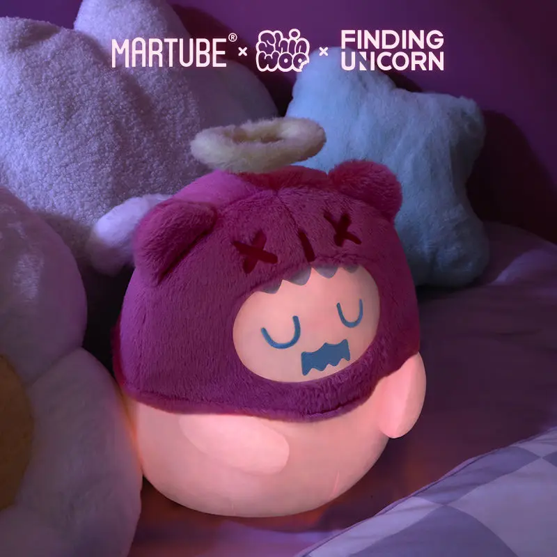 2023-New-ShinWoo-Ghost-Bear-Kawaii-Personality-Fashion-Glow-Plush-Doll-Children-s-Toys-Lovers ...