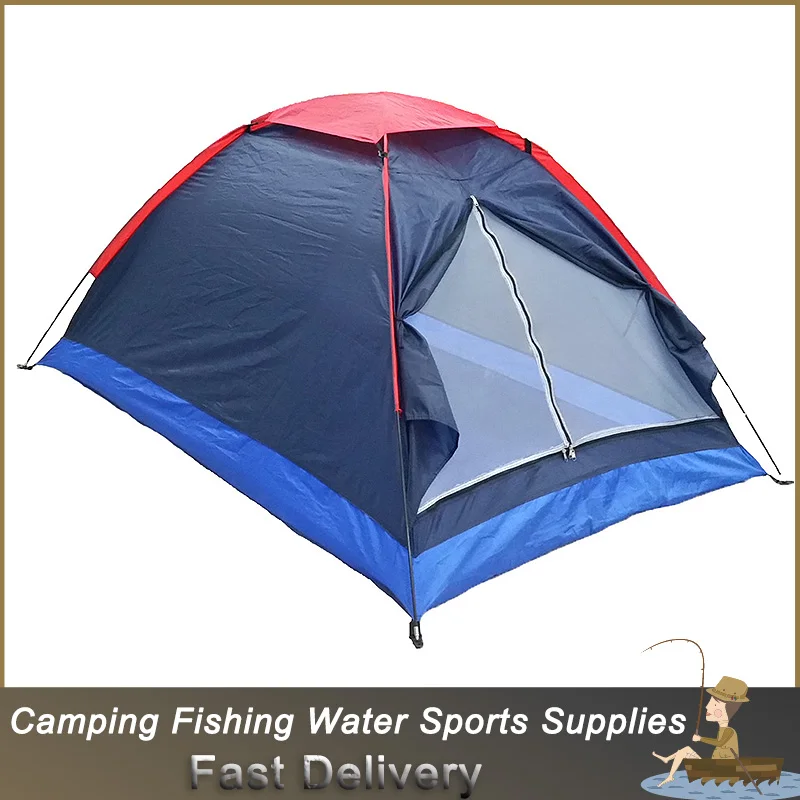 2-People-Double-Layer-Tent-with-Bag-Portable-Ultralight-Water-Resistant ...