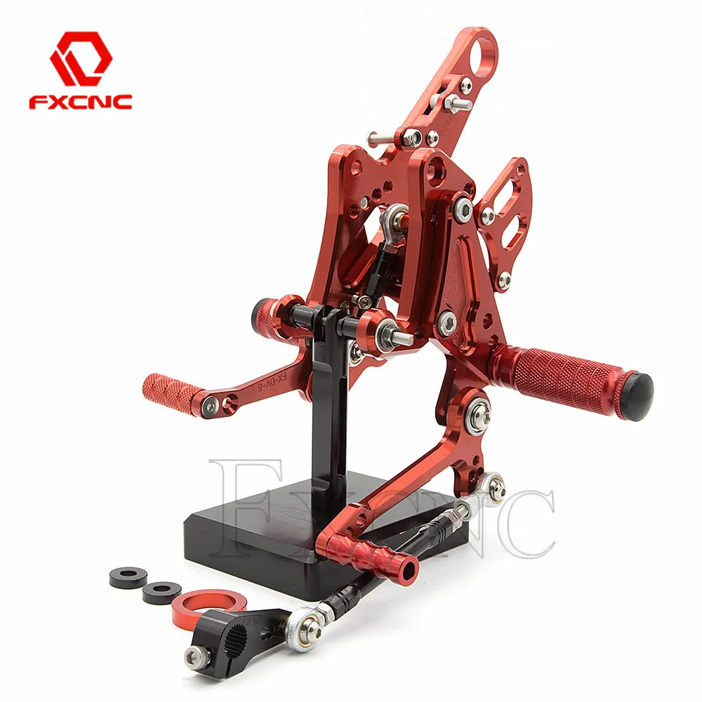 FXCNC-Motorcycle-Rearsets-Rear-Set-Foot-Pegs-Pedal-Footrest-Foot-Rests ...