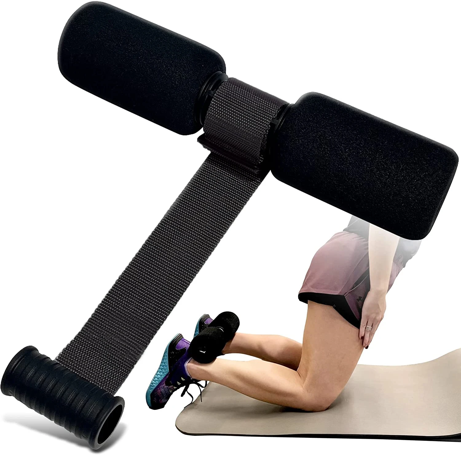 Nordic-Hamstring-Curl-Strap-Ab-Leg-Exercise-Equipment-Fitness-Workout ...