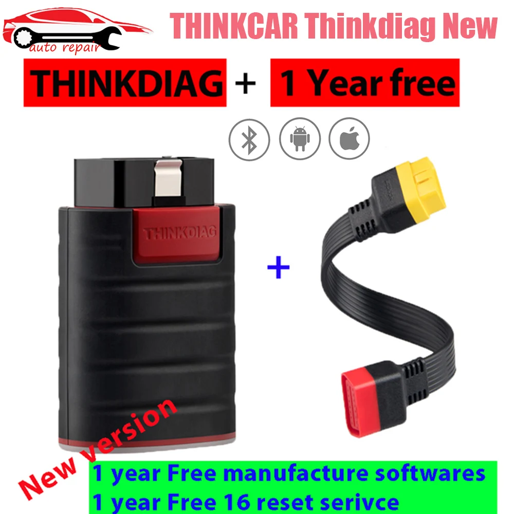 2023 THINKCAR Thinkdiag Versão Nova Sistema Completo Livre 1 Ano ...