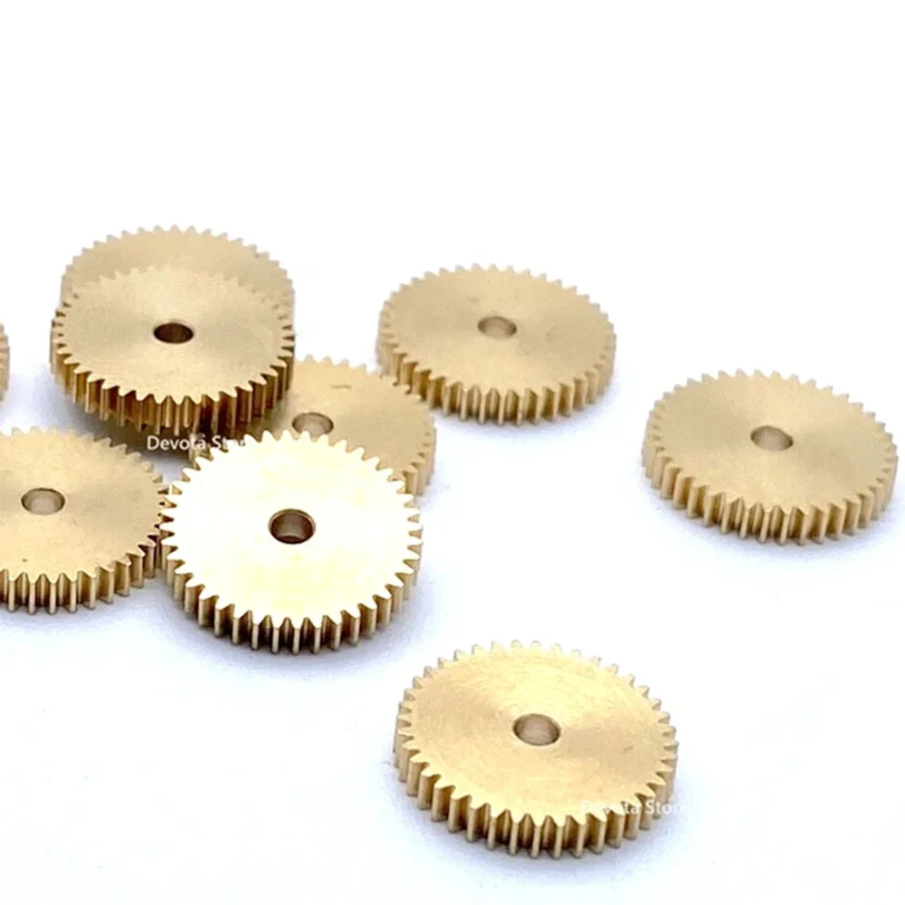 0.3M MINI DIY Copper Gear Tooth 0.3M 30/32 Teeth 1.98MM 2.02MM DIY ...