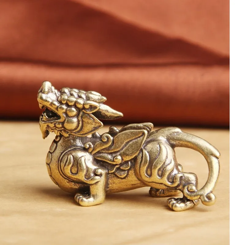 Chinese-Mythical-Beast-Pixiu-Figurines-Lucky-Animal-Qi-Lin-Desktop ...