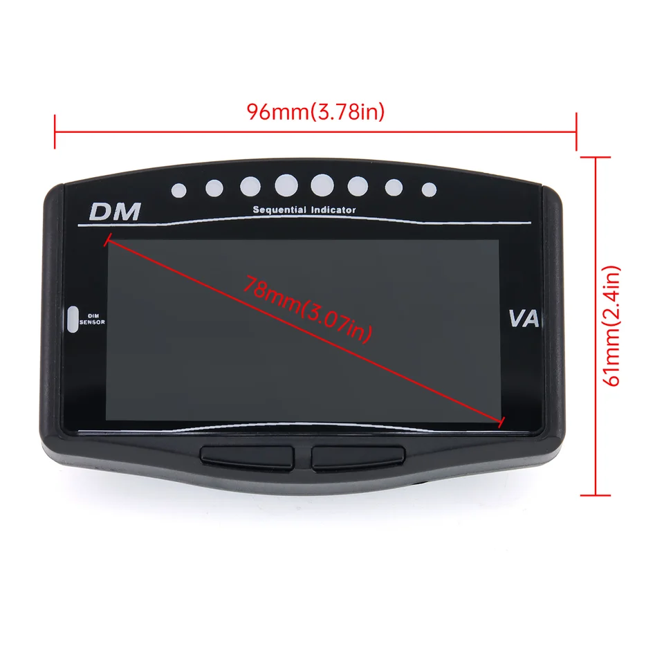 Ametek Gauge 5-in-1 Car Instrument Cluster - Multi-Gauge With ...