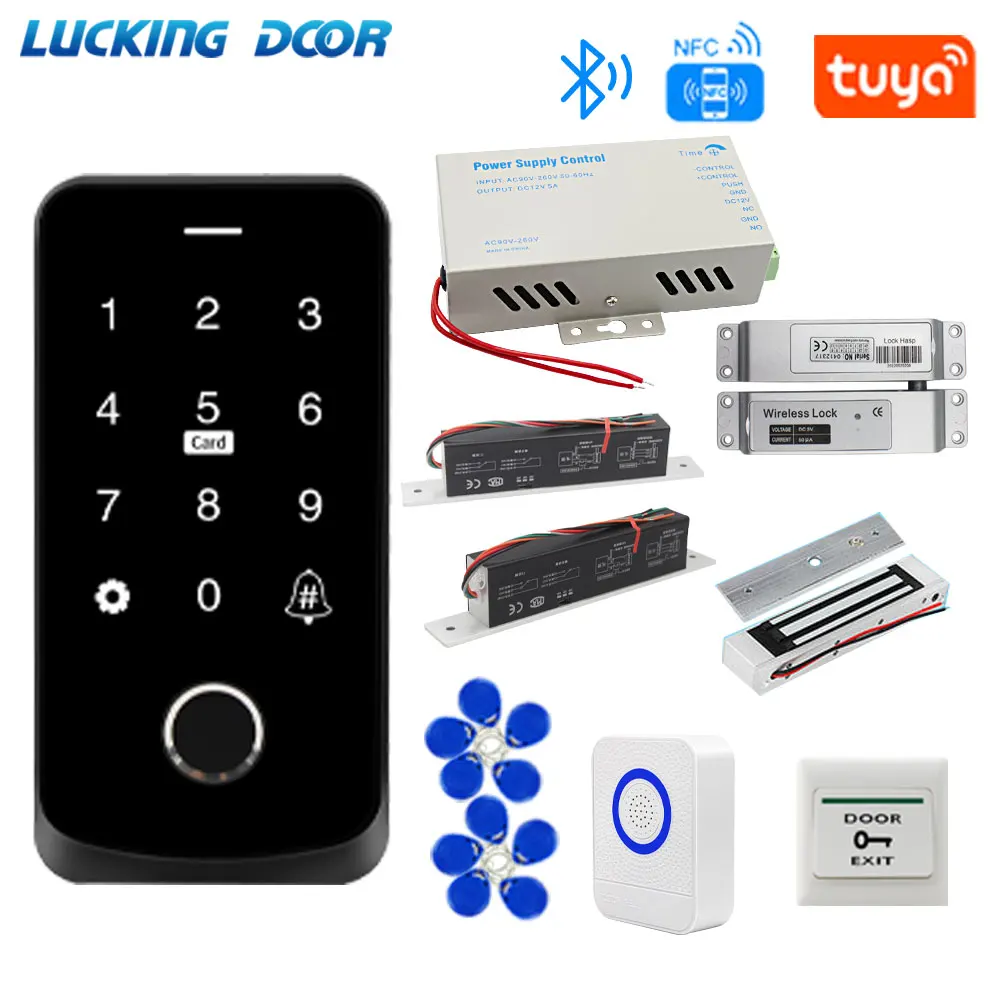 TF9-IP65-Waterproof-NFC-Fingerprint-Tuya-App-Access-Control-Kit-Set ...