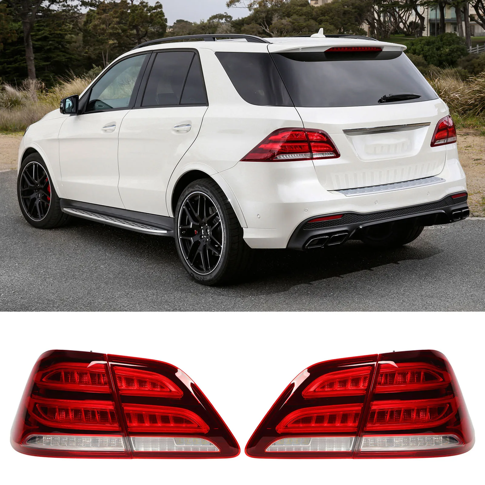 Facelift-Look-Upgrades-LED-Tail-Lights-Rear-Lamp-Replacement-for-Benz-M ...