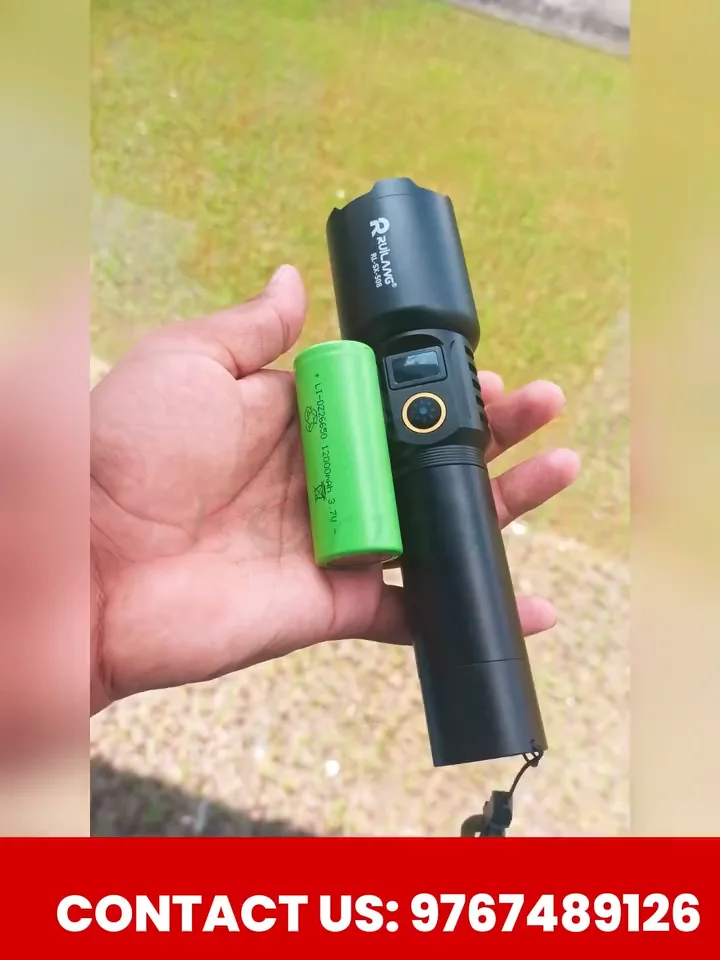 Ruilang P90 Module 8800 Mah Battery Super Powerful Torch | Daraz.com.np