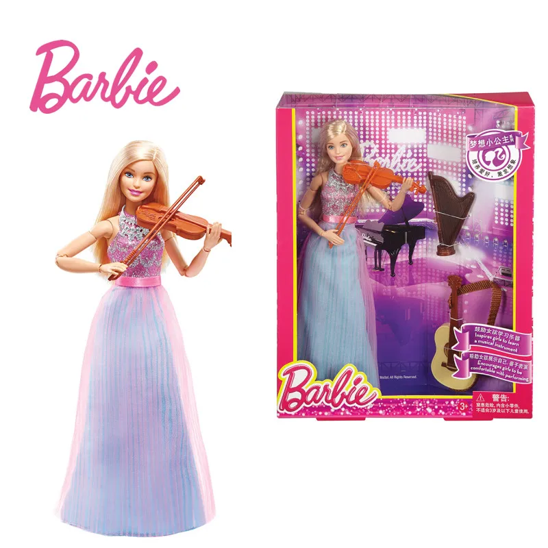 Barbie-violinista-boneca-playset-violino-acess-rios-anime-figura-modelo ...