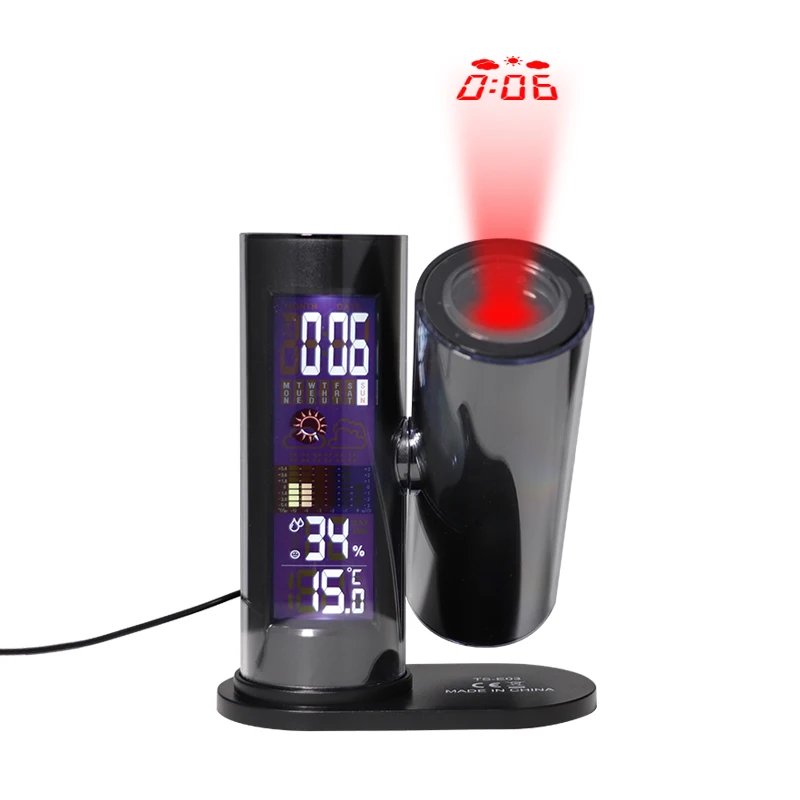 손목시계녹음기 Led 프로젝션 시계 디지털 알람 시계 데스크탑 프로젝터 시간 주 디스플레이 스마트 온도 습도 측정기 일기