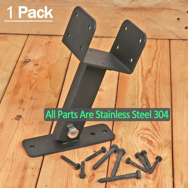 Pergola Cover 3-Pack Stainless Steel Pergola Roof Brackets - Adjustable ...