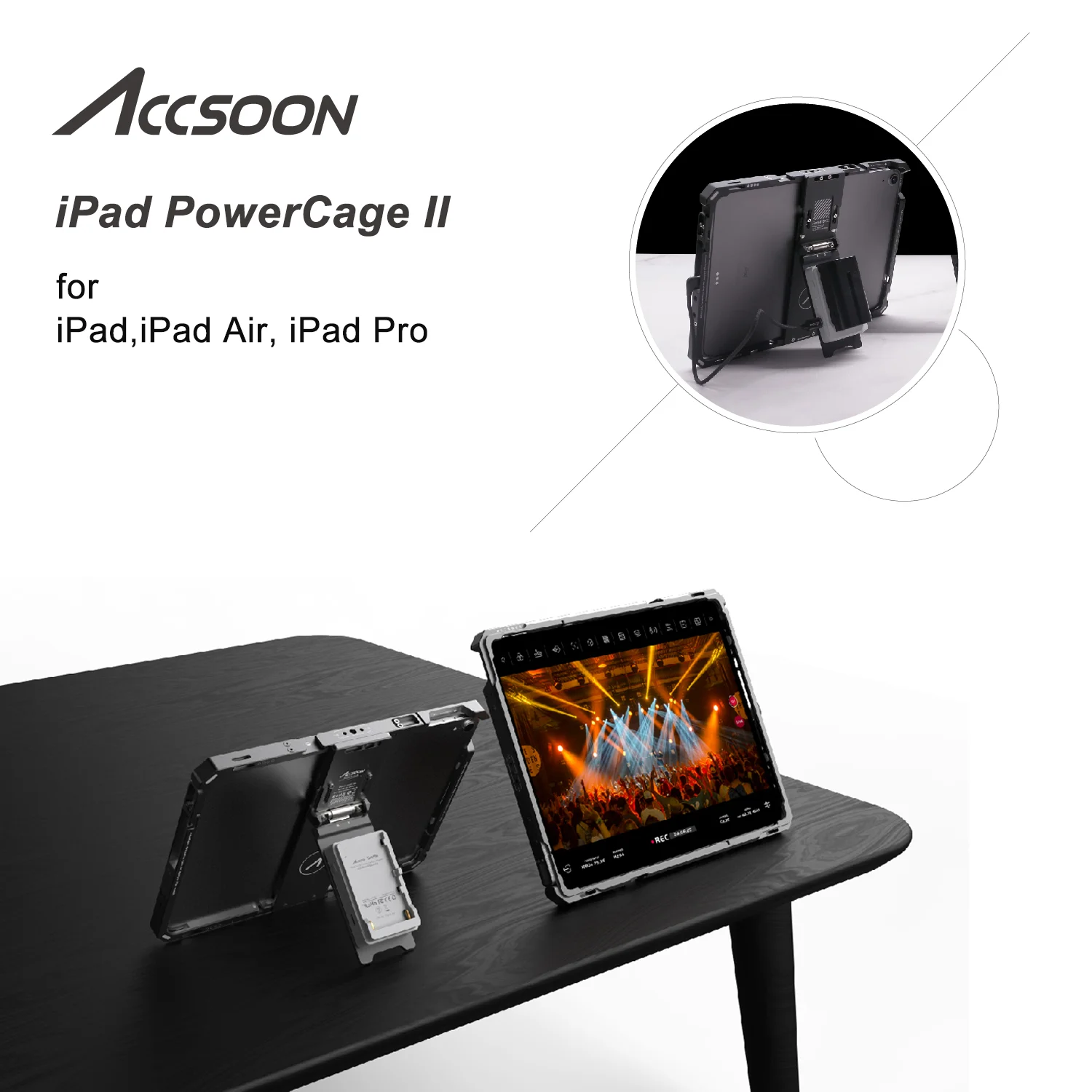 Accsoon-iPad-PowerCage-Pro-II-Monitoring-Cage-for-Seemo-iPad-10th-iPad ...