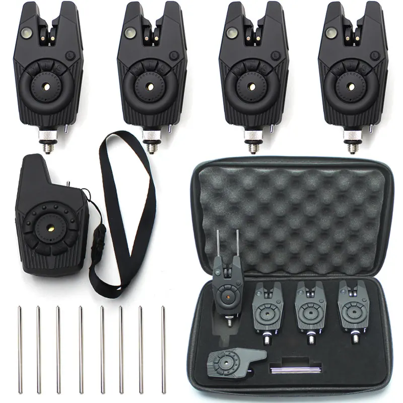 Carp Fishing Hook Bait Bite Alarms With Remote Receiver Indicator Alert ...