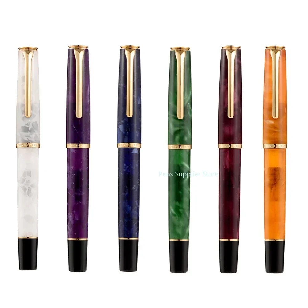 Hongdian-N12-Piston-Fountain-Pen-Extra-Fine-Fine-Nib-Beautiful-Acrylic ...