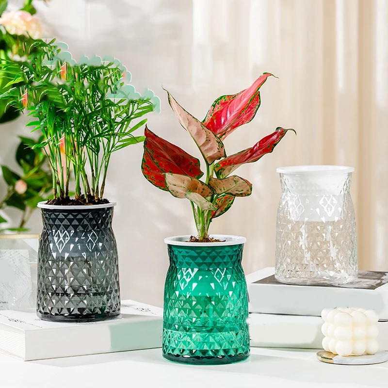 Lazy Self Watering Flowerpot Automatic Water Absorption Succulent ...