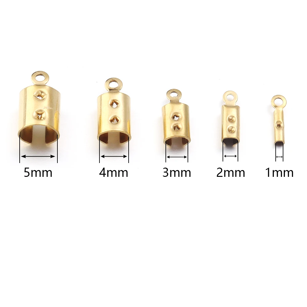 Stainless Crimp End Caps – Art Options