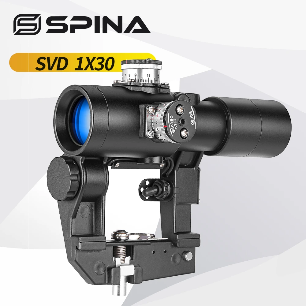 Svd 1x30 red dot sight rifle de caça tático ak série compacto riflescpe ...