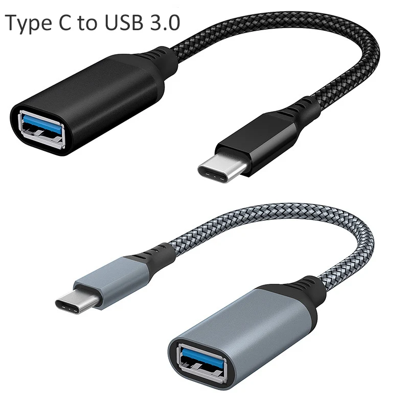 SHIWANA USB A to USBC Data Transfer Connector Type C OTG Cable USB3.0 3 ...