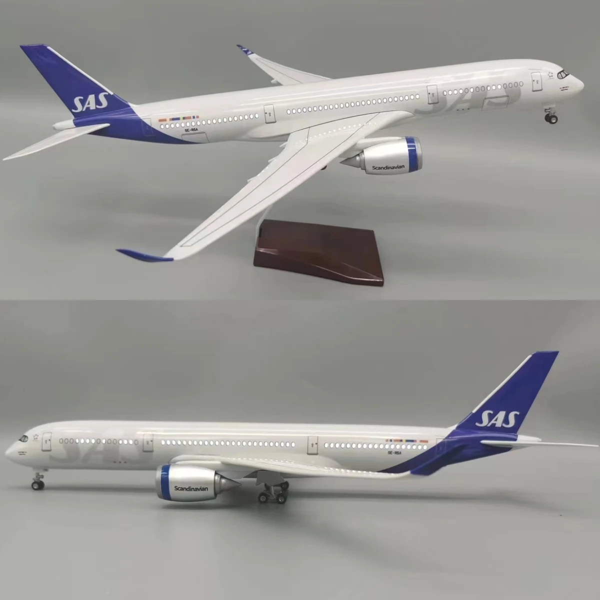Avi-n-de-resina-SAS-Scandinavian-Airlines-modelo-de-avi-n-de-47cm ...