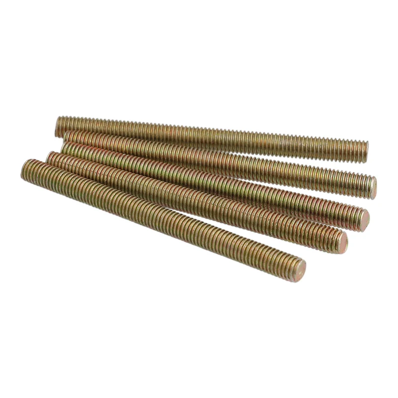 M6(6mm) M8(8mm) Color Zinc Fully Threaded Rods Dual Head Threaded Bar ...
