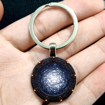 TV Drama Stargate Portal Atlantis Key Chain Art Photo Glass Dome ...