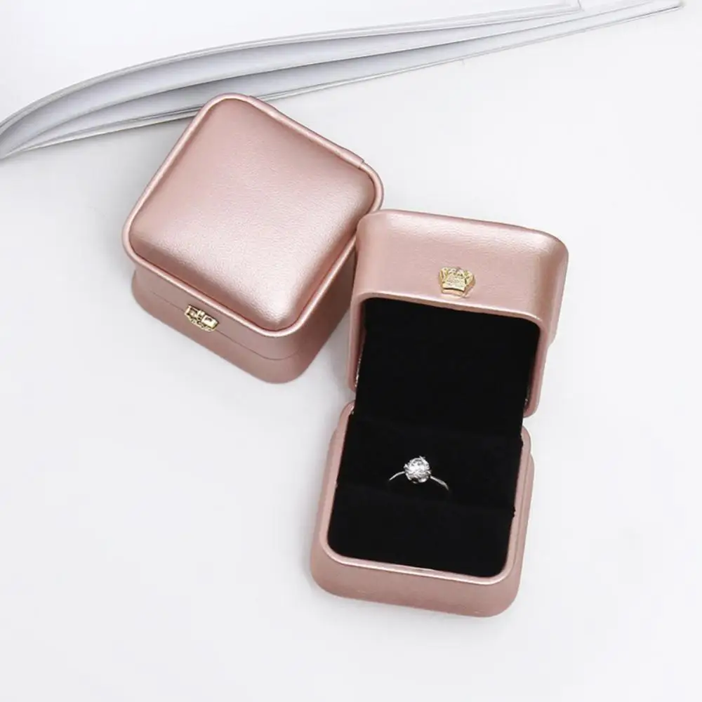 5-8x5-8x4cm-Jewelry-Box-PU-Leather-Ring-Earing-Holder-Packaging-Case ...