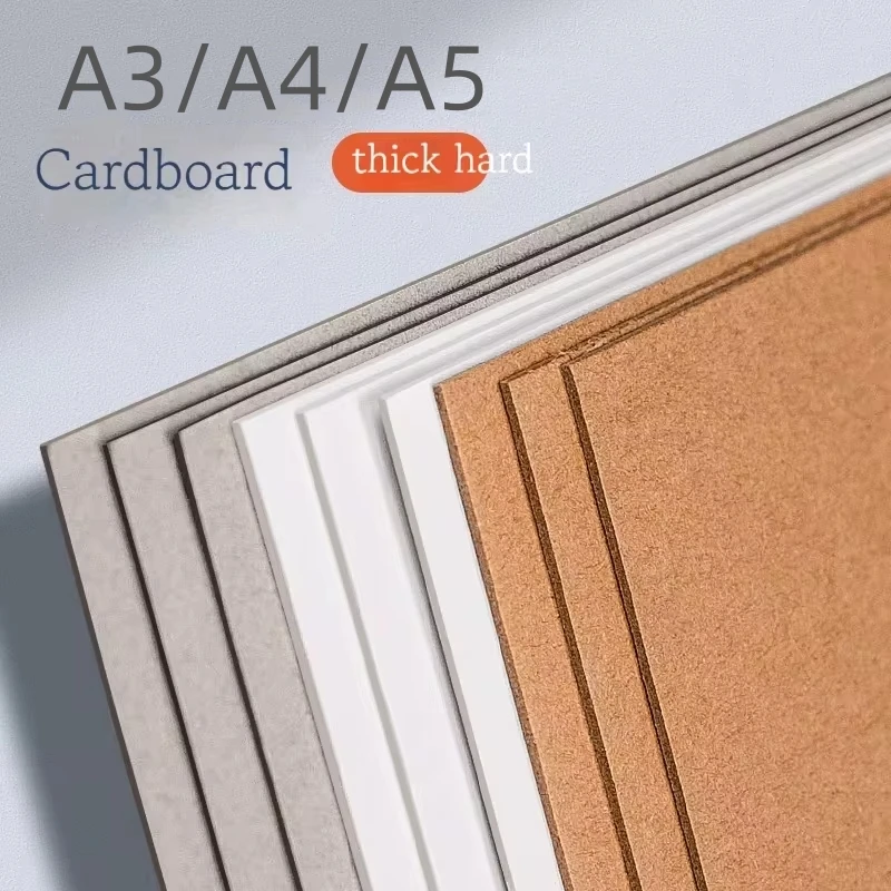 A3-A4-A5-White-Thicked-Kraft-Paper-Hard-Cardboard-5-10pcs-Diy-Handmake ...