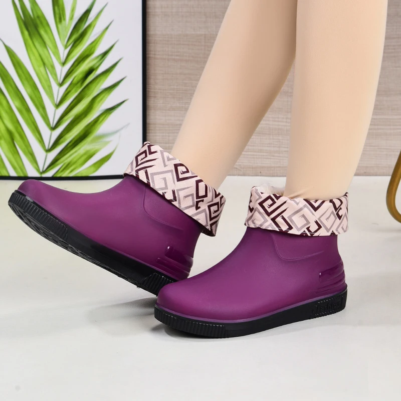 New-Waterproof-Shoes-Student-Rain-Boots-Low-cut-Short-tube-Fashionable ...