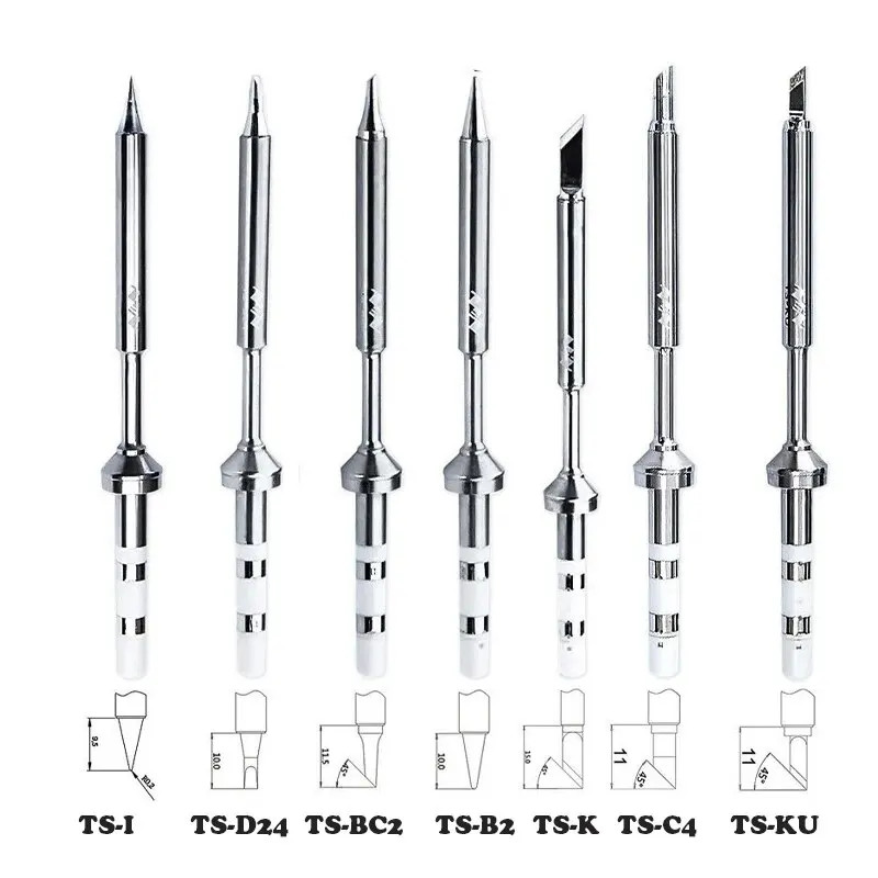 1pc TS101/TS100/T85 Soldering Iron Tips Replacement Various Models Of ...