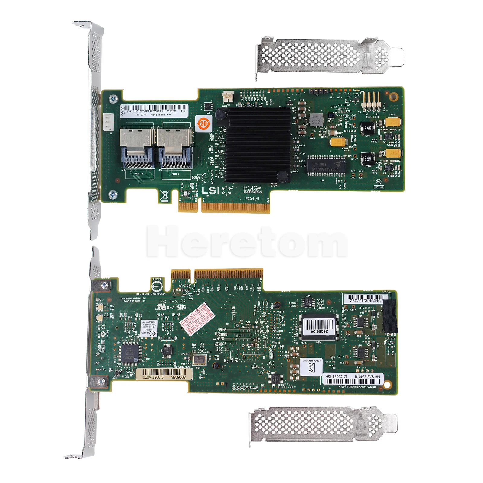 LSI-9240-8i-RAID-Controller-Card-6Gbps-SATA-SAS-HBA-FW-P20-9211-8i-IT ...