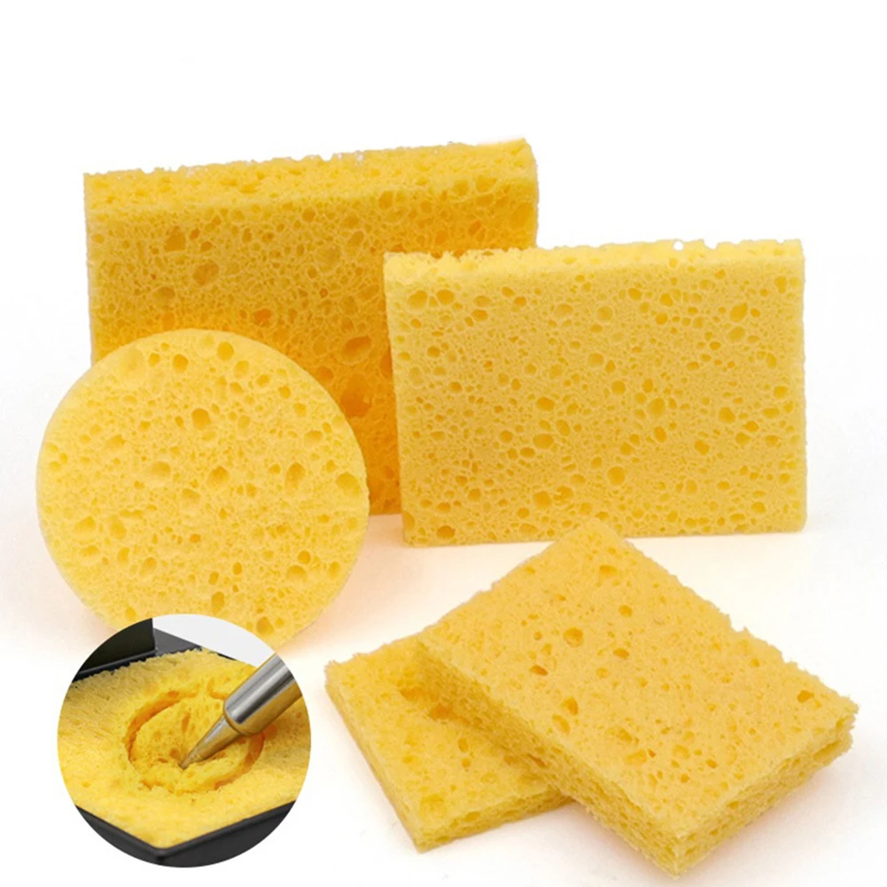 10pcs-High-Temperature-Resistant-Soldering-Iron-Tips-Cleaning-Sponge ...