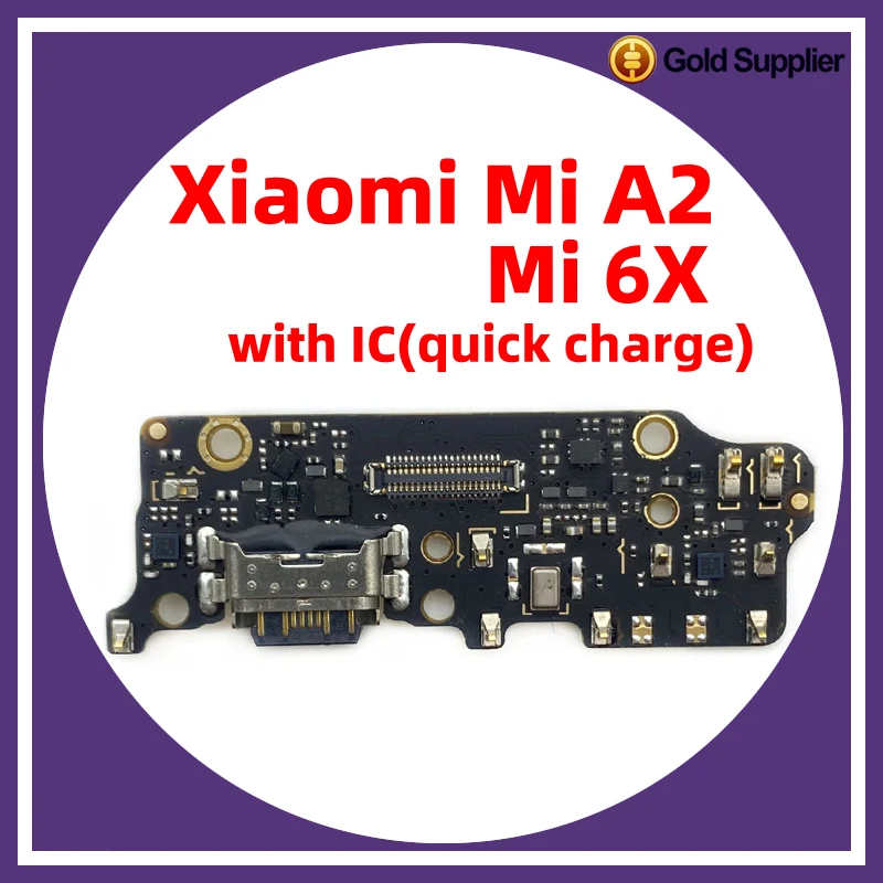 Conector-de-base-con-ic-para-xiaomi-Mi-A2-Mi-6X-Cargador-USB-puerto-de ...