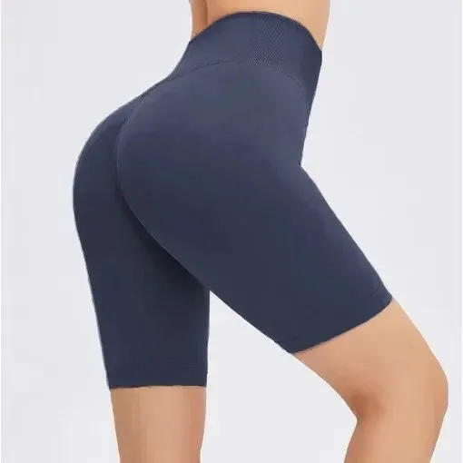 High-waisted-Seamless-Yoga-Shorts-Women-s-Fitness-Pants-European ...