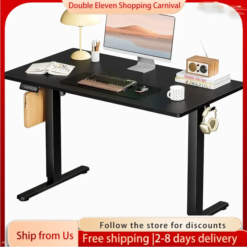 Adjustable-Height-Electric-Sit-Stand-Up-Down-Computer-Table-40x24-Inch ...